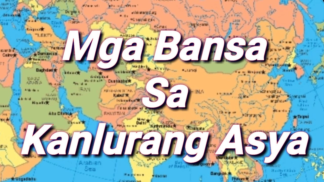Mga Bansa Sa Kanlurang Asya Youtube
