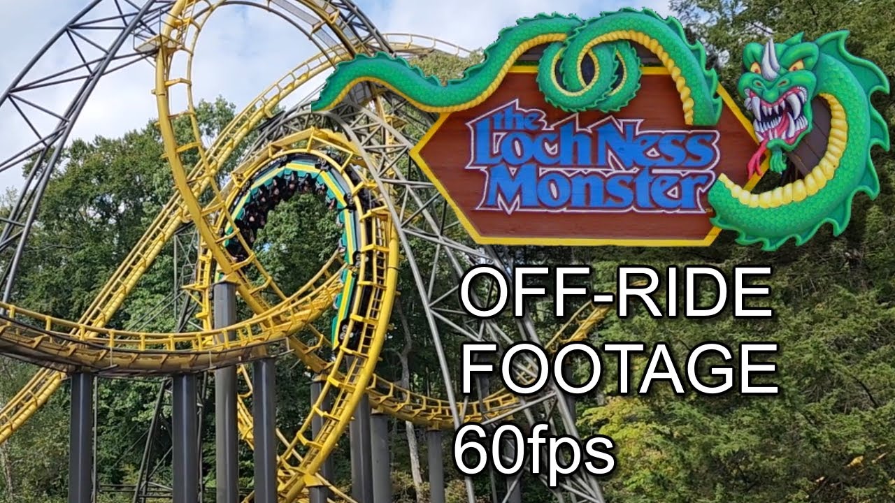 Loch Ness Monster Off-ride Footage (60fps) - Busch Gardens Williamsburg ...