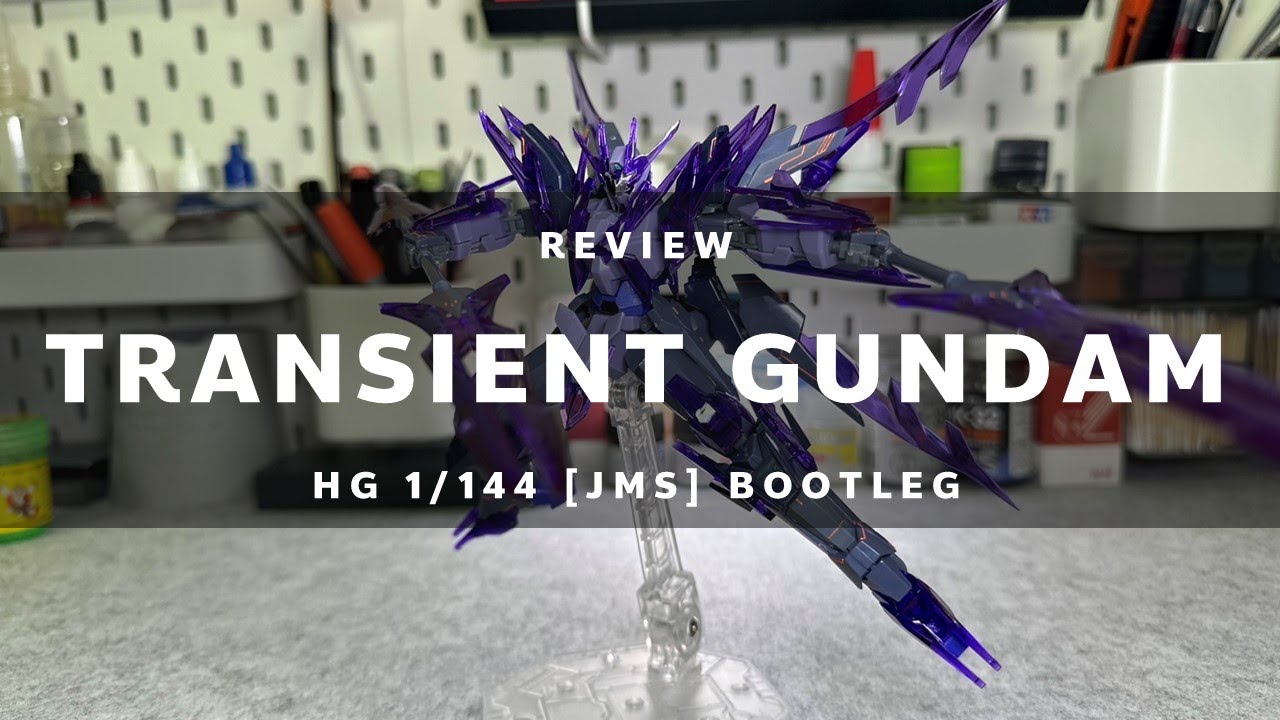 REVIEW : TRANSIENT GUNDAM HG 1/144 [JMS] BOOTLEG - YouTube