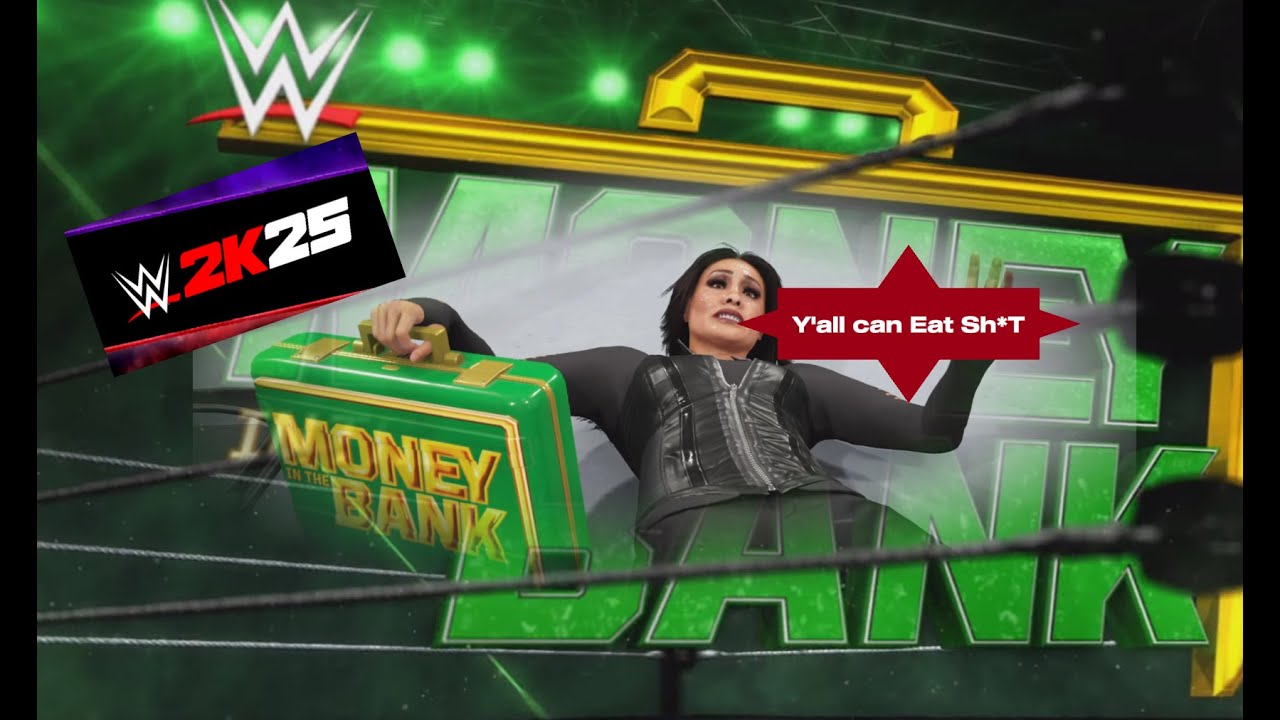 WWE2K25 Showcase Match 10 - TAMINA wins Money In The Bank - YouTube