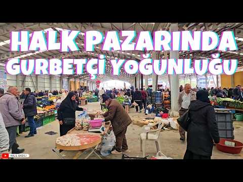 İLÇEMİZ KULU HALK PAZARINDA GURBETÇİ YOĞUNLUĞU