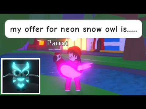 my offer for Neon Snow Owl🐏😋 - YouTube