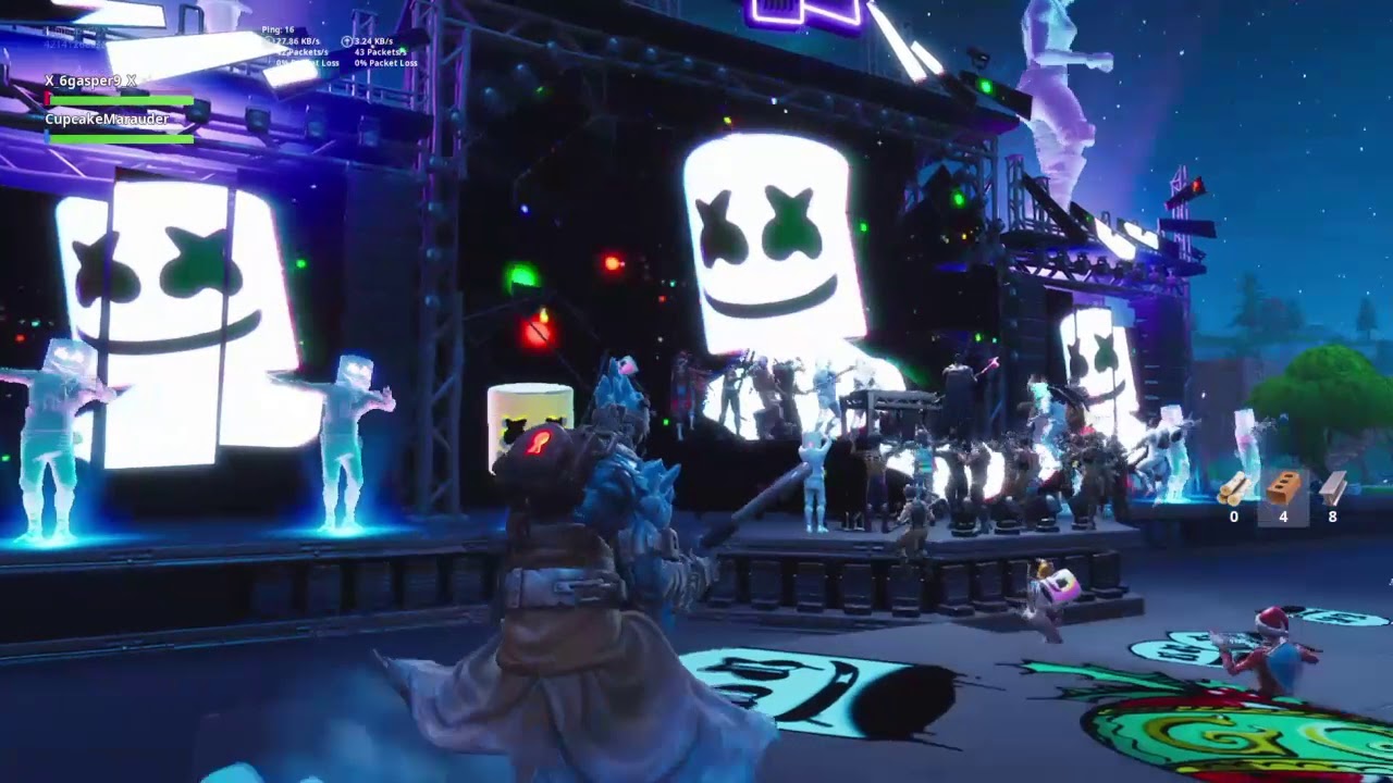 MarshMello Concert on fortnite battle royale | best event ever!! In my ...