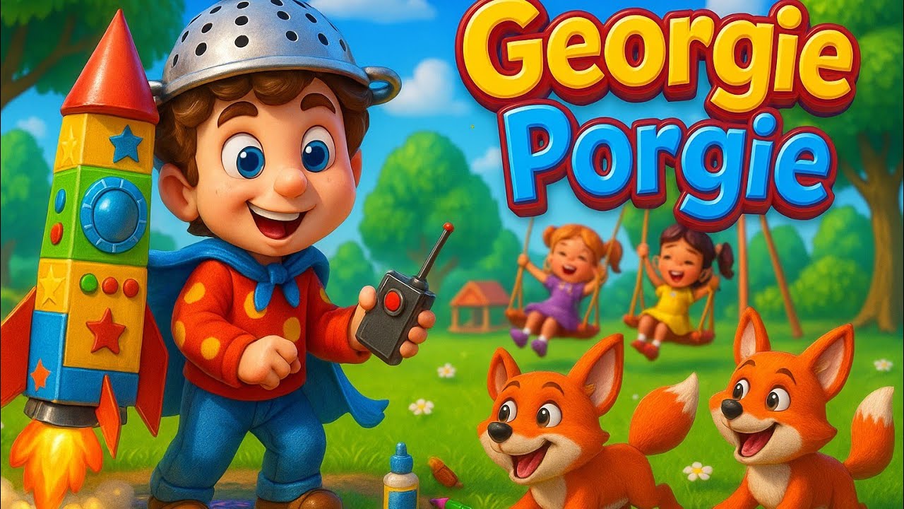 Georgie Porgie | Funny Nursery Rhyme for Kids | Classic Preschool Song ...