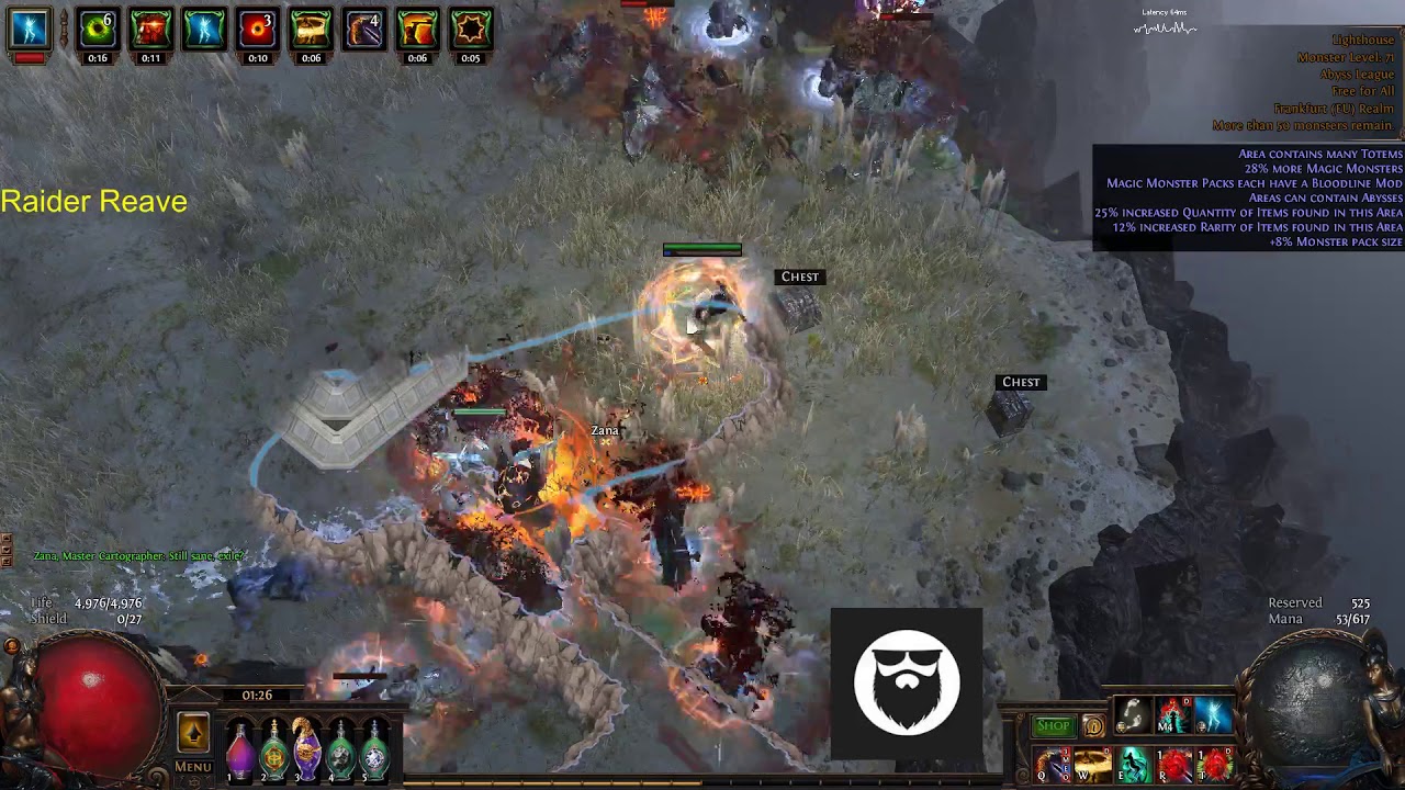 Path of Exile 3.1 Lighthouse Map T4 - YouTube