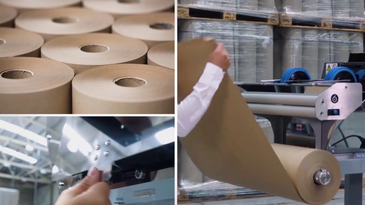 Pregis Easypack Packsolo Single Ply Paper Packaging - YouTube