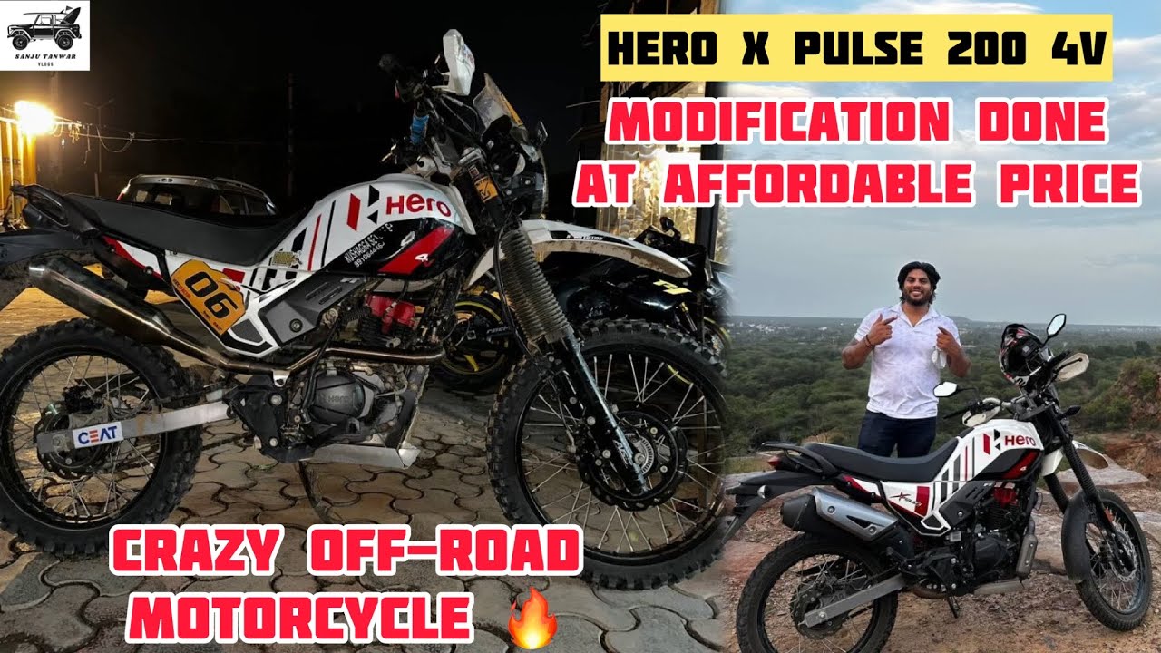 HERO X PULSE 2023 MODIFICATION DONE CRAZY TALL OFF-ROAD MOTORCYCLE🔥 ...