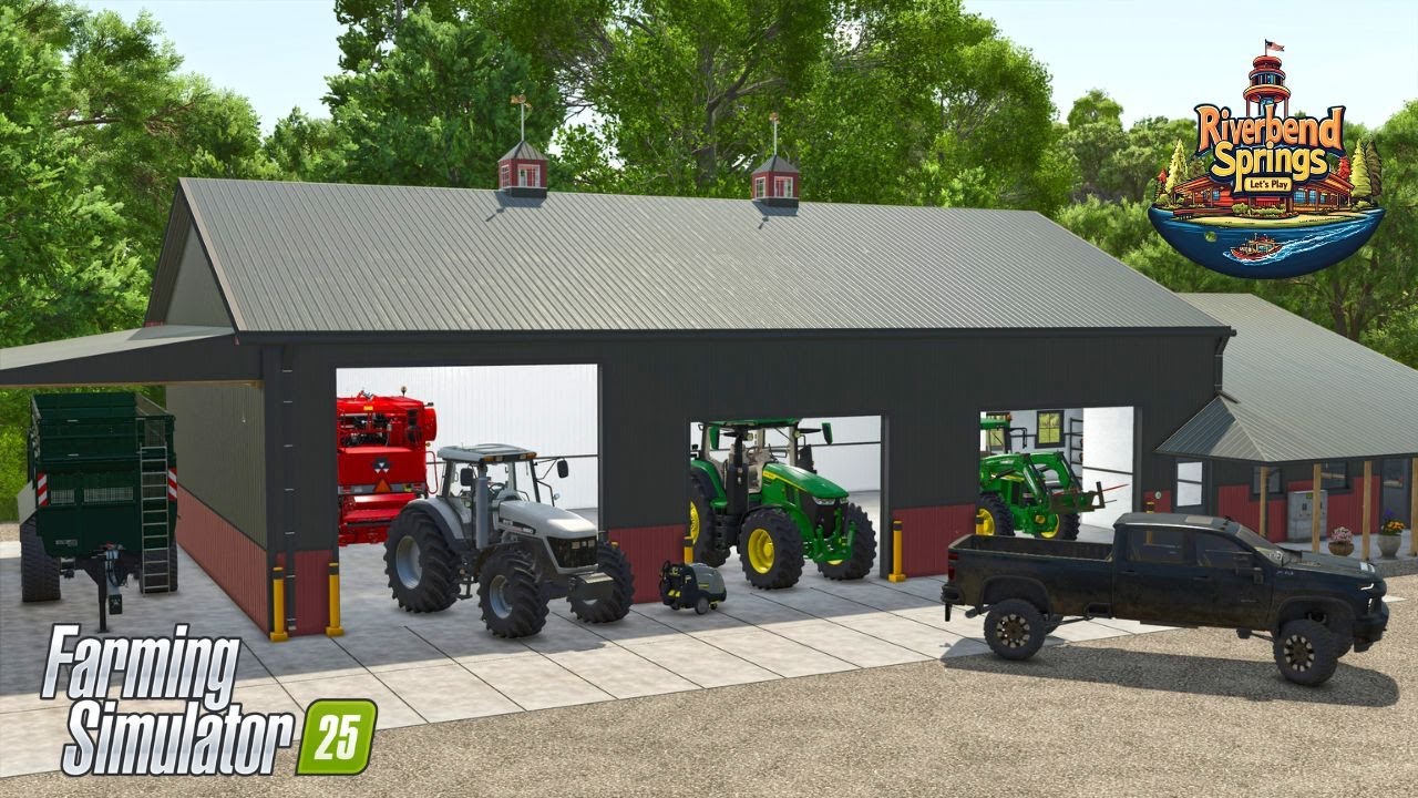 Custom Farm Yard Begins - Farming Simulator 25 - Riverbend Springs EP ...