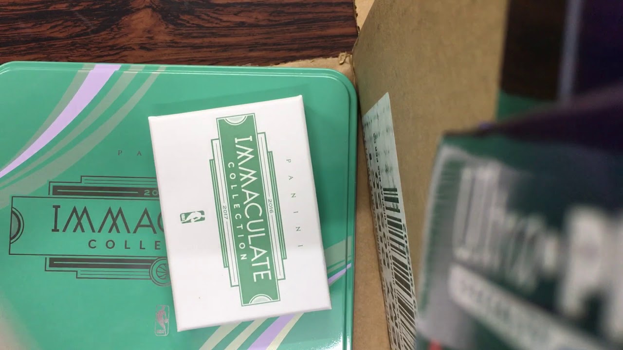 2016-17 panini immaculate case break BOX4 - YouTube