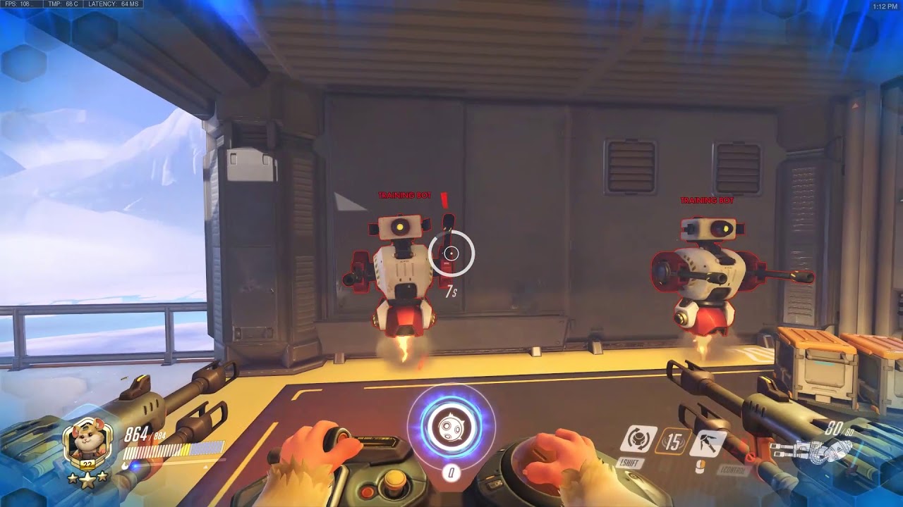 Overwatch: Wrecking Ball Hammond Ability Showcase Gameplay [PTR] - YouTube