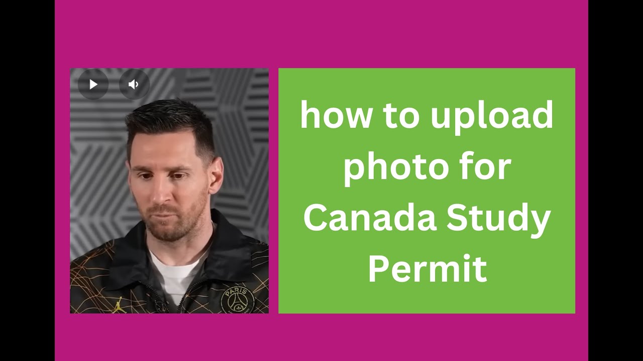 how to upload photo for Canada Study Permit (know the rules) - YouTube
