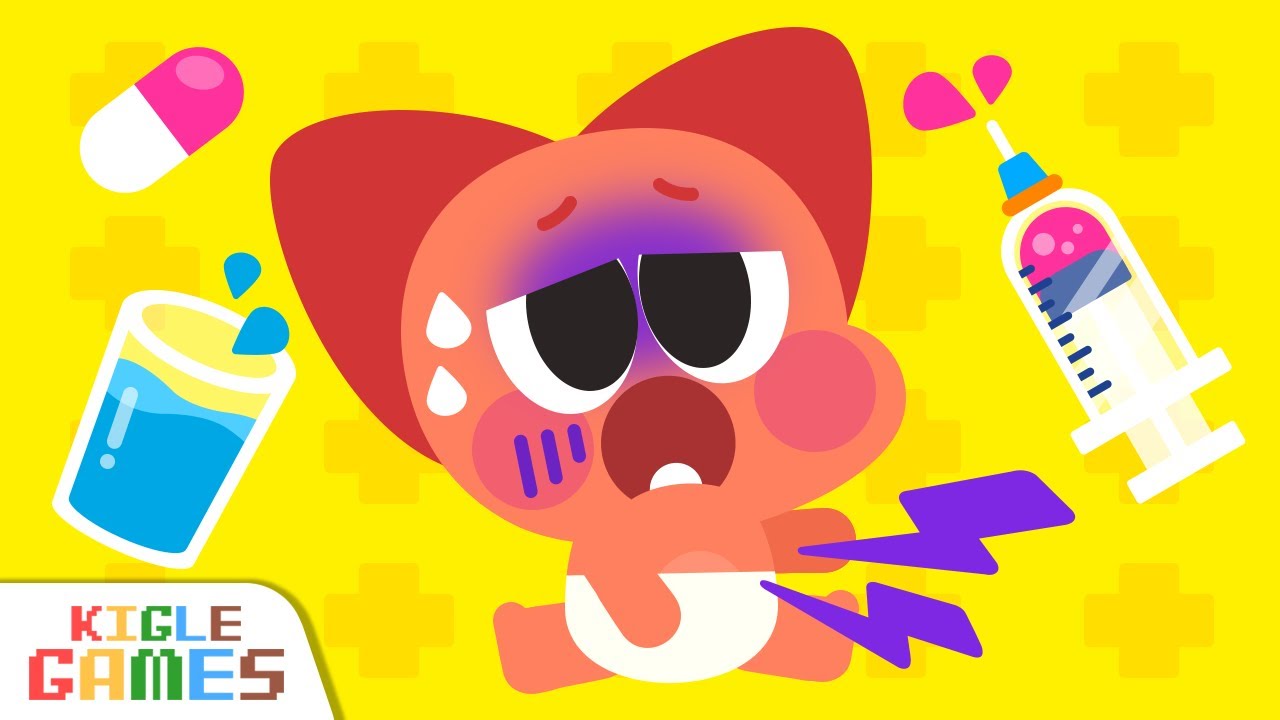 병원놀이 | 아기가 아파요 배탈을 치료해요💊| 코코비 의사 어린이 게임 | 키글 게임 | KIGLE GAMES - YouTube