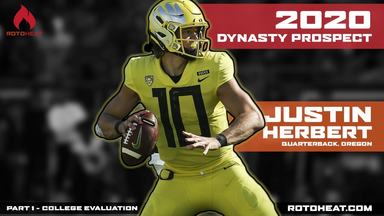 Justin Herbert - Dynasty Football Rookie - 2020 NFL Draft Prospect ...