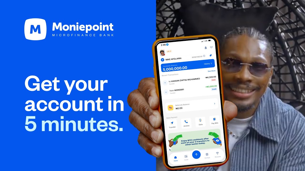 Open a Moniepoint Account in Minutes - Mike Afolarin 15 Sec - YouTube