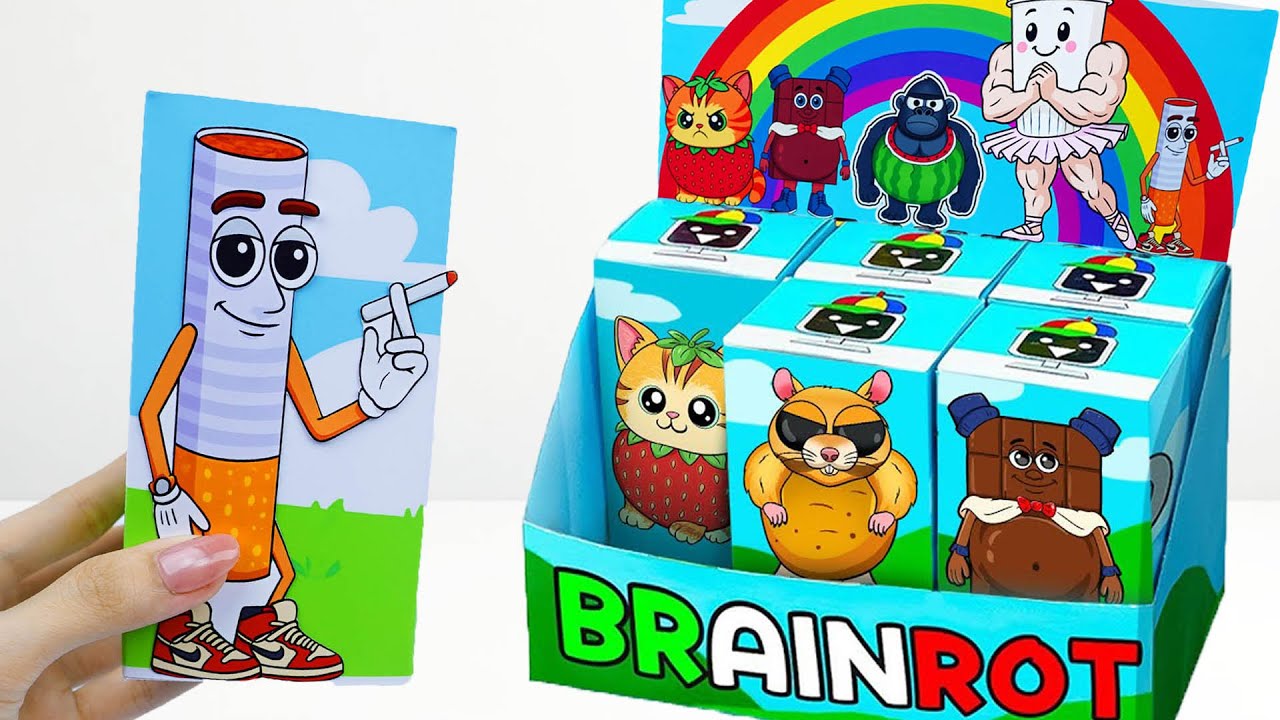 Paper DIY💖 UNBOXING All ITALIAN BRAINROT MYSTERY BOX 😎🚬 Dud Udud Gendud ...