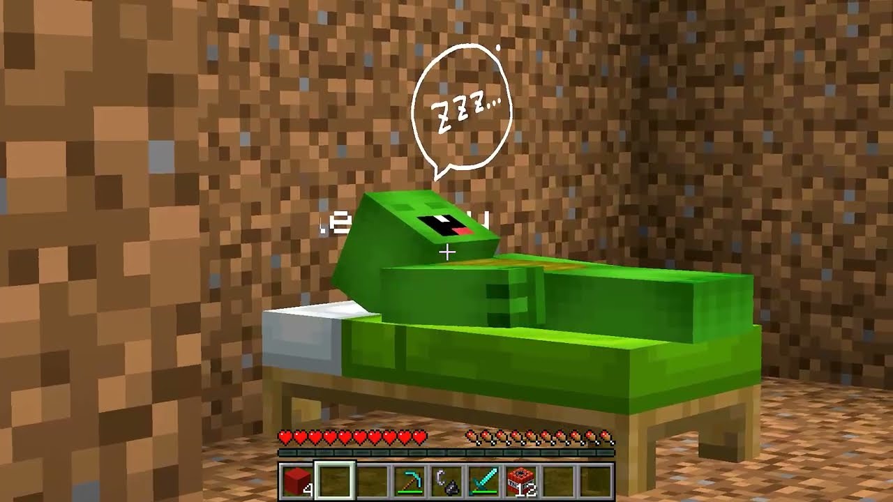JJ and Mikey: SCARY MIMIC Skyblock Battle in Minecraft - Maizen - YouTube