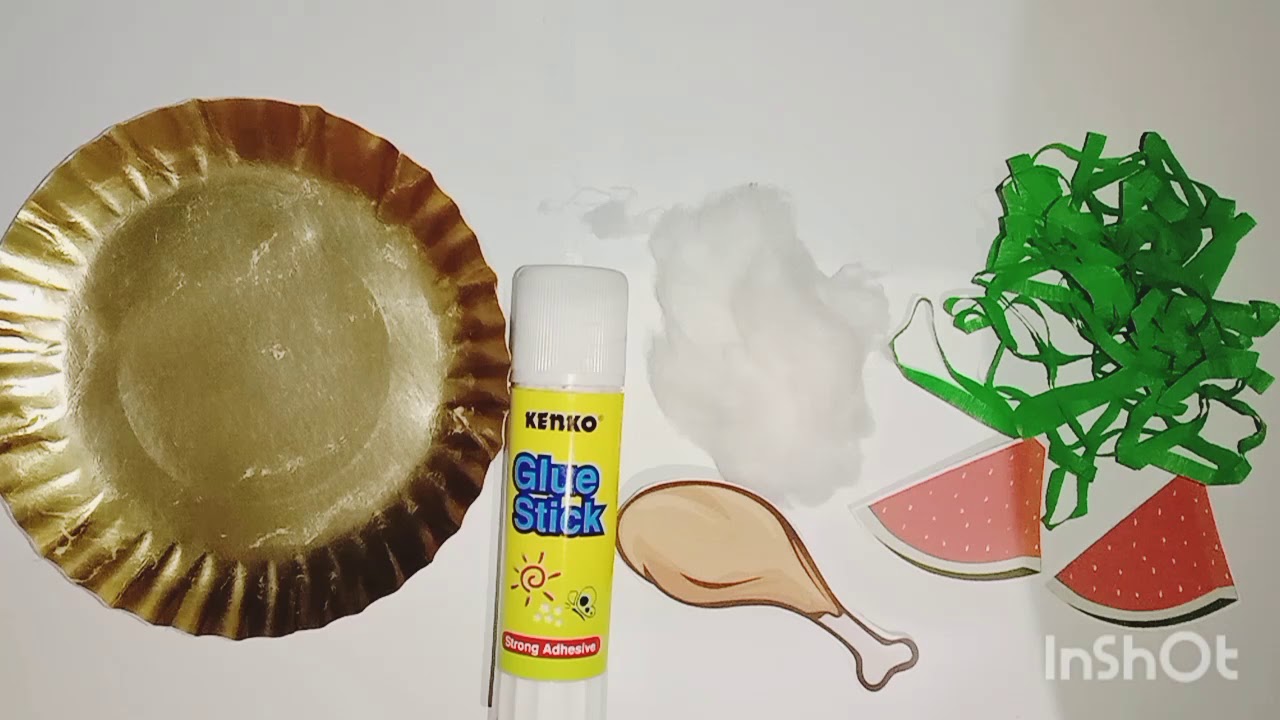 Healthy Meal Paper plate - YouTube