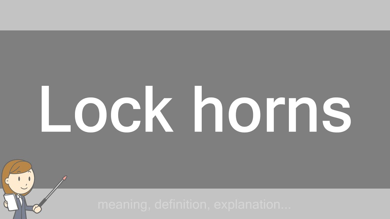 Lock horns - YouTube