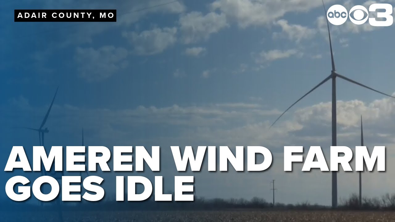 Ameren's High Prairie wind farm turbines idle after collapses - YouTube
