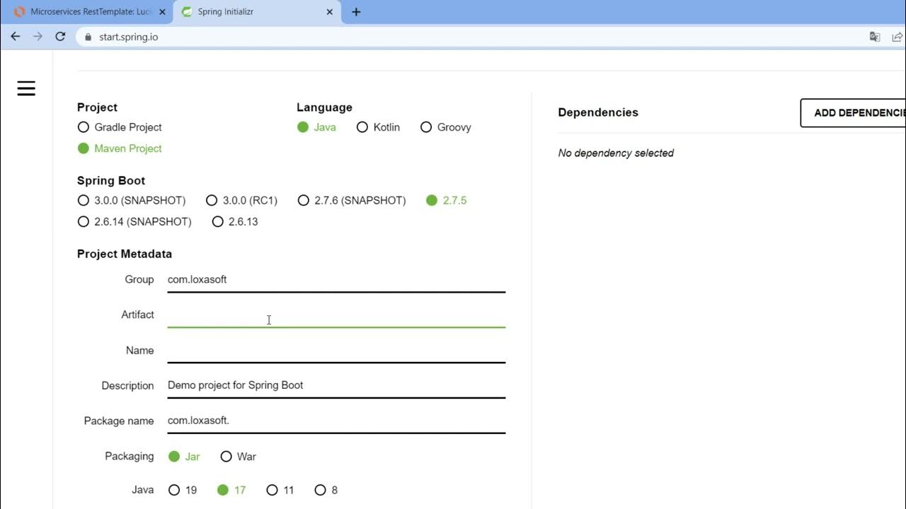 Crear el microservicio departament y sus dependencias - Microservicios ...