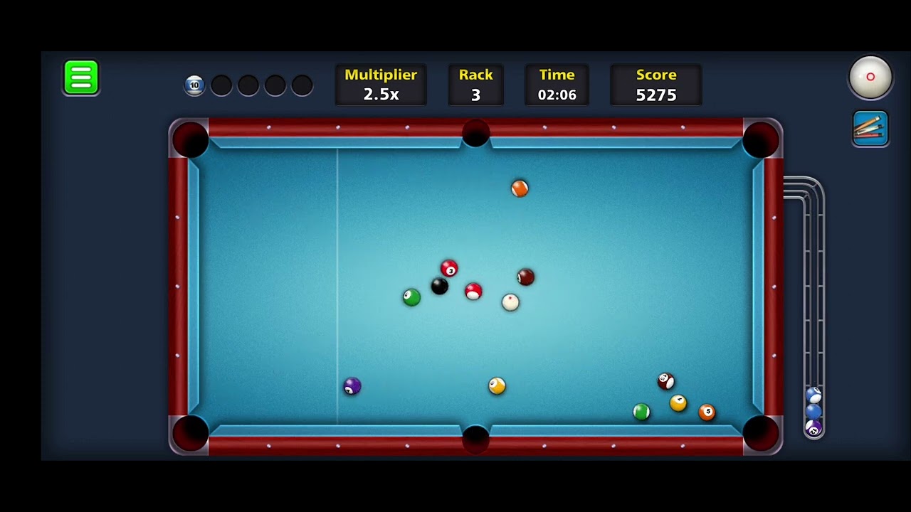 Unbelievable |amazing Short |8 Ball Pool |offline game play - YouTube