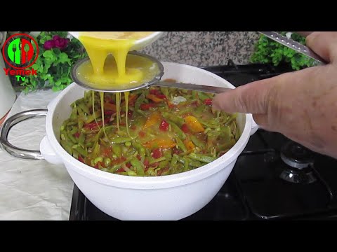 TAZE FASÜLYEYİ BİRDE BU YÖNTEMLE PİŞİRİN  💯/💯 İNANIN ŞOK OLACAKSINIZ 😋 PARMAKLARINIZA DİKKAT EDİN ❓.