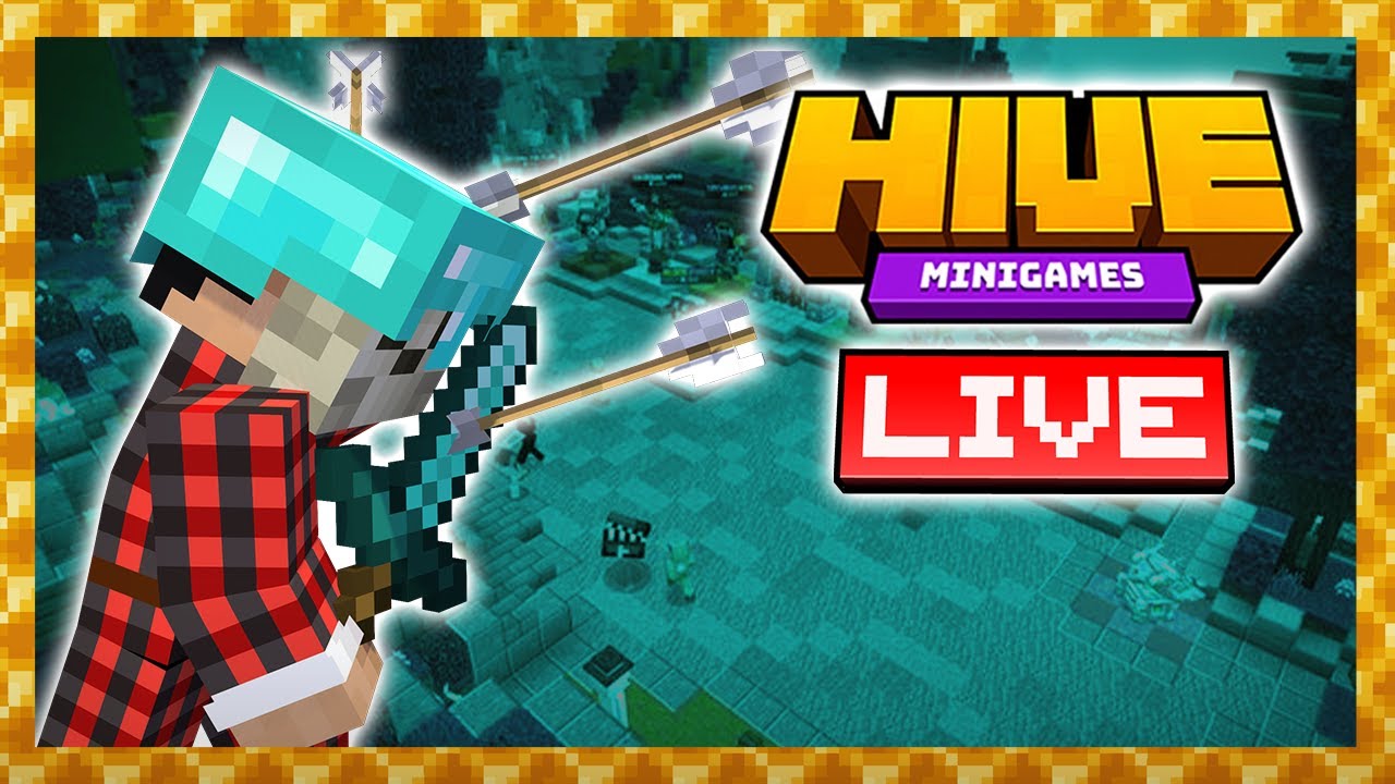 RETURNING TO THE HIVE W/ VIEWERS!!! - (Minecraft: HIVE Server Minigames ...