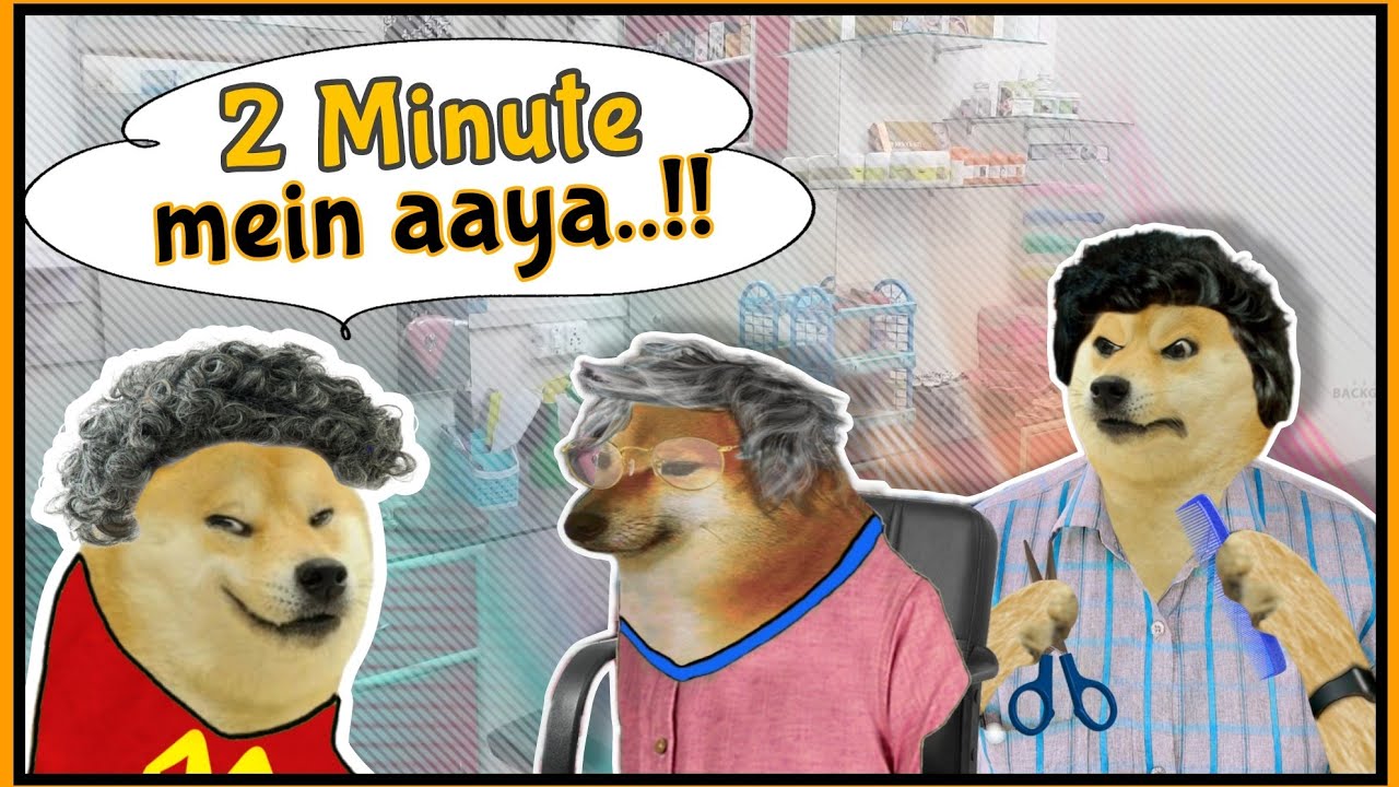 Buss 2 Minute Mein Aaya..!! 🤣| Chote Miyan🤣 | Angry Saloon wala ...