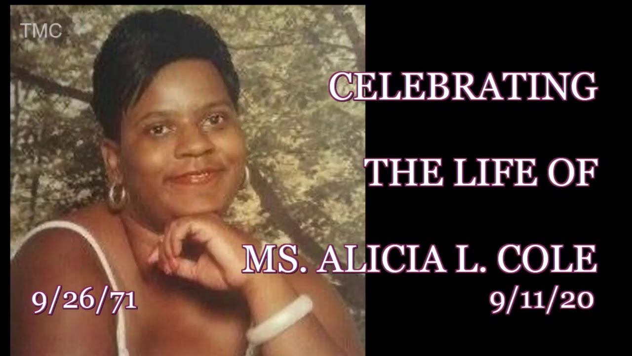 HOMEGOING SERVICE OF MS ALICIA COLE - YouTube