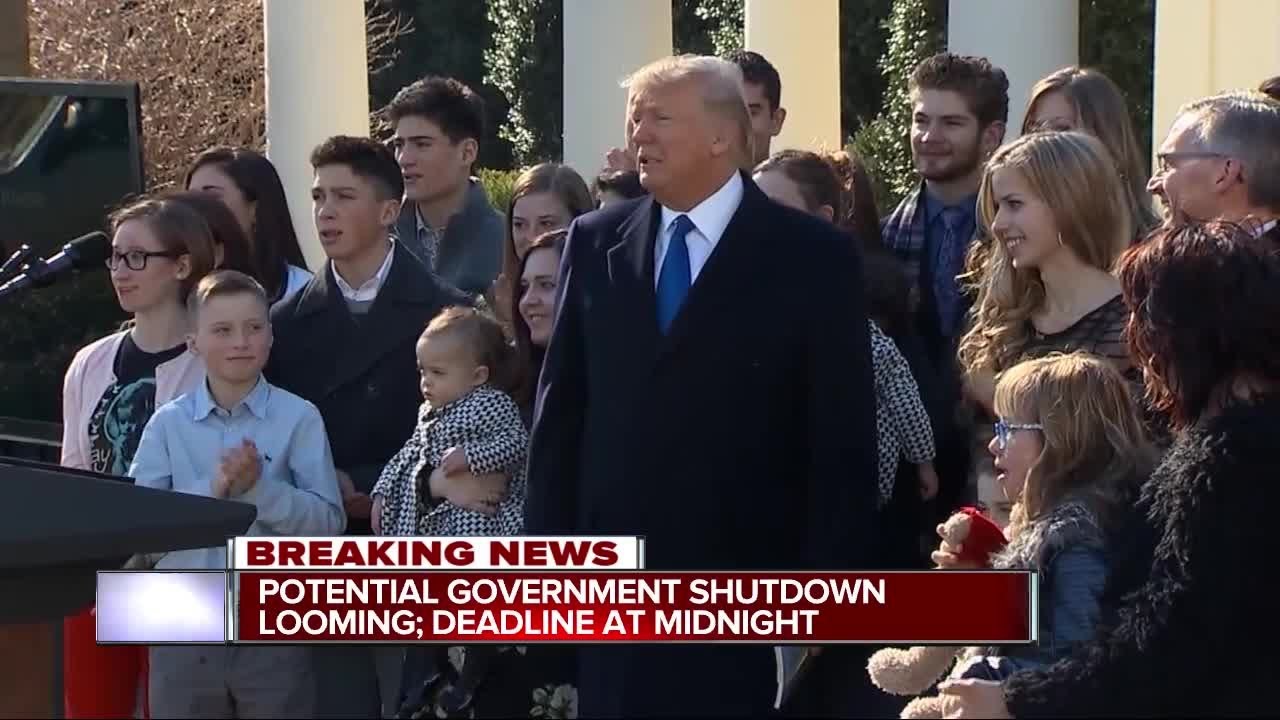 Potential government shutdown looming with midnight deadline - YouTube