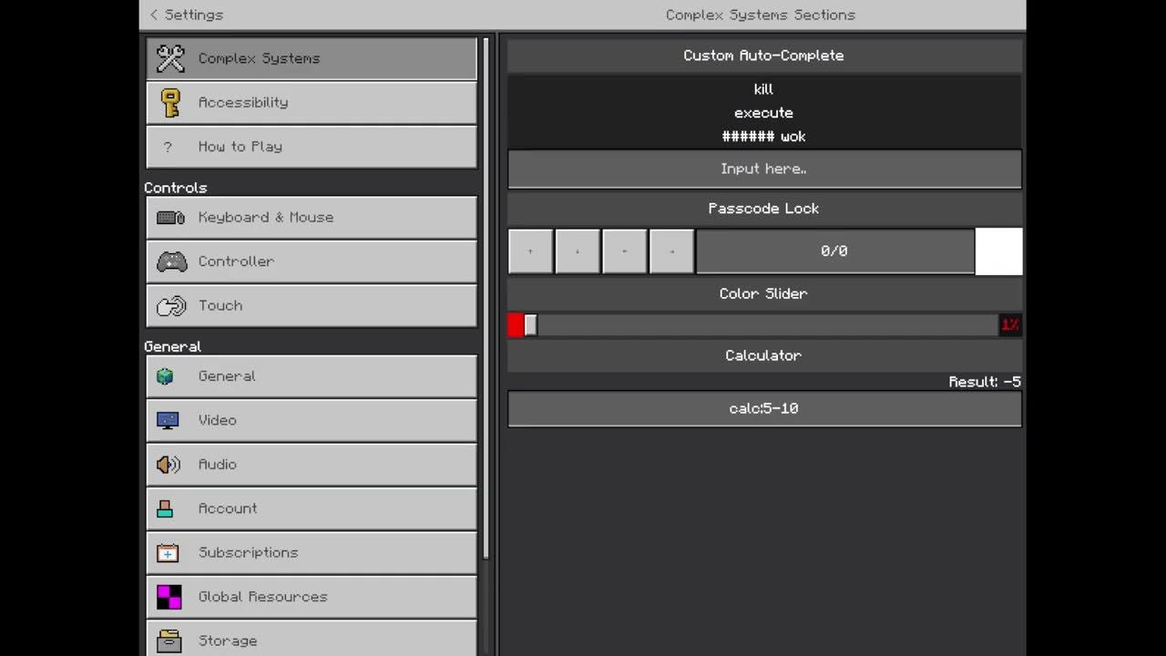 Calculator using JSON-UI | Minecraft Bedrock - YouTube