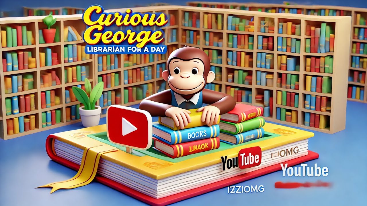 Curious George: Librarian for a Day 📚🐵 Fun Read Aloud for Kids ...
