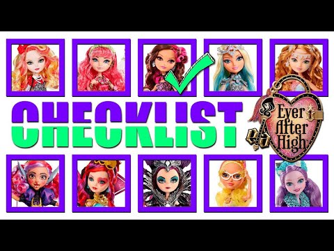 CHECKLIST - Ever After High