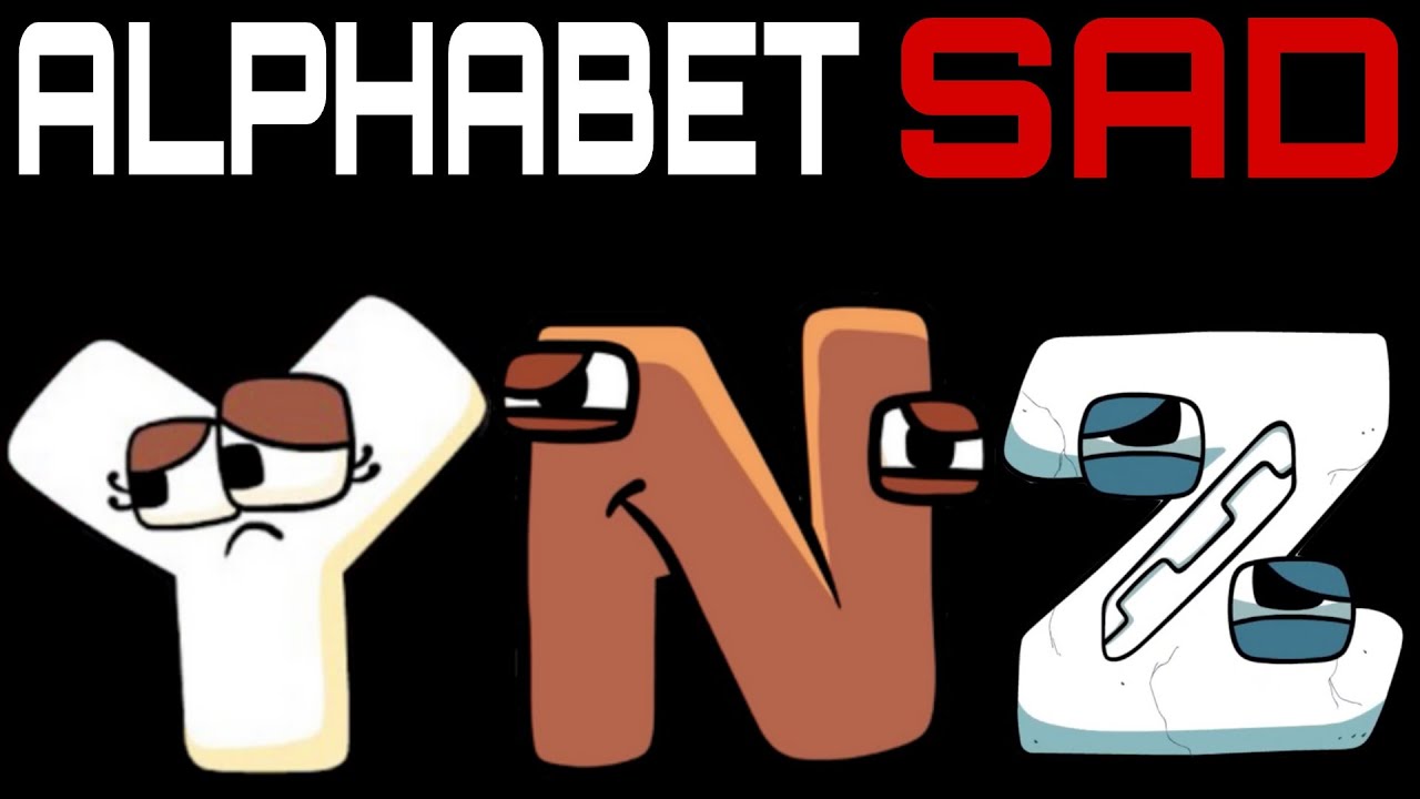 Alphabet Lore (Z-A...) but These are SAD Letters - YouTube