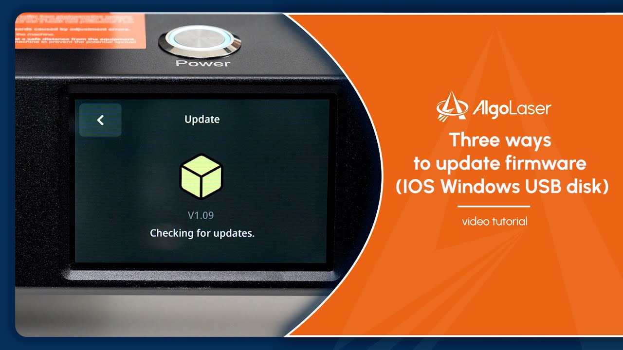 How to update Algolaser Delta firmware | three ways (Mac/Windows/USB ...
