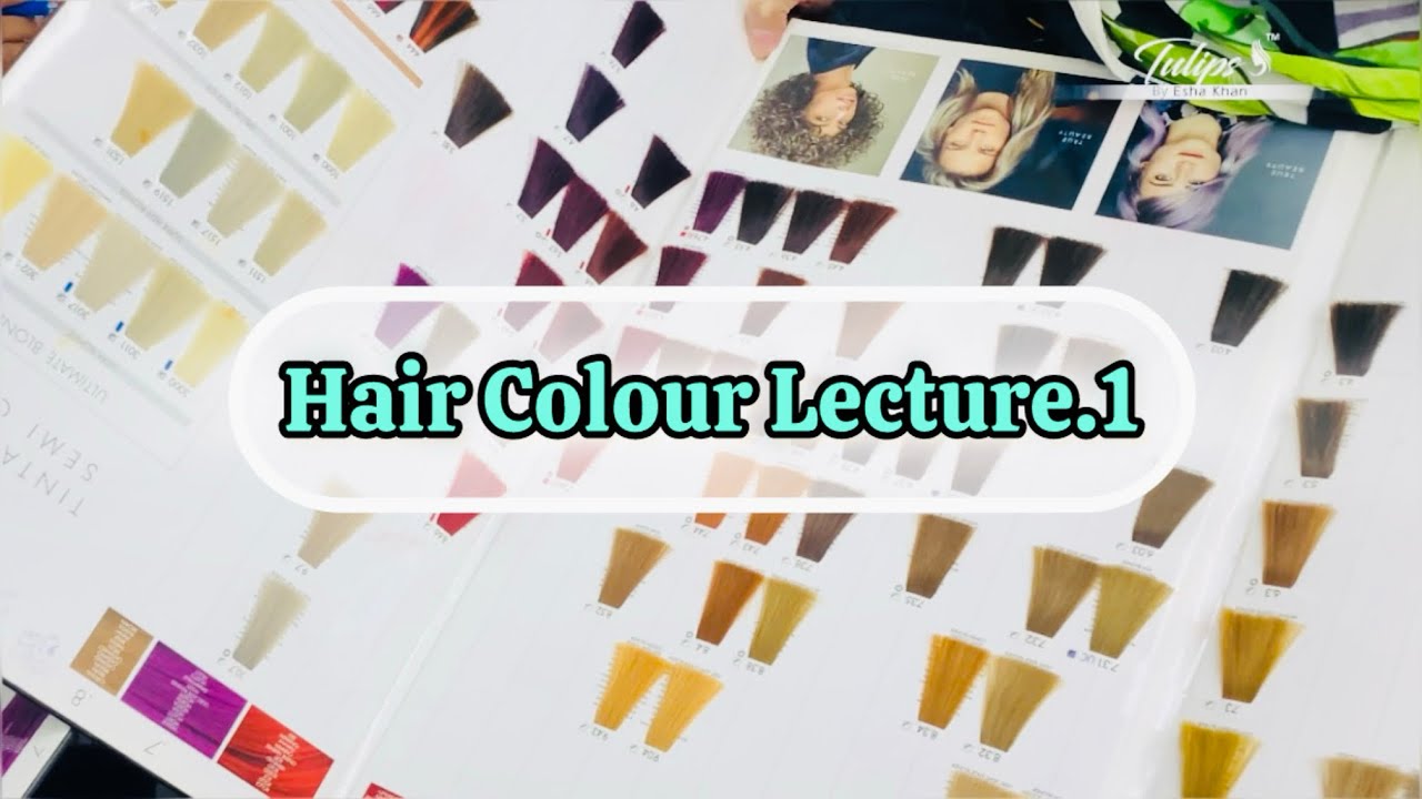 Hair colour lecture.1 💇🏻‍♀️ how hair colour apply 🤔🌷#youtube #vlog # ...