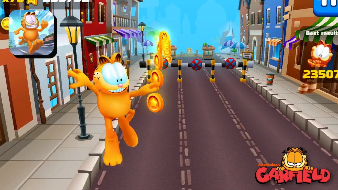 ALL CHARACTERS Garfield Rush 🐈 Play w/ Garfield, Odie or Nermal ...