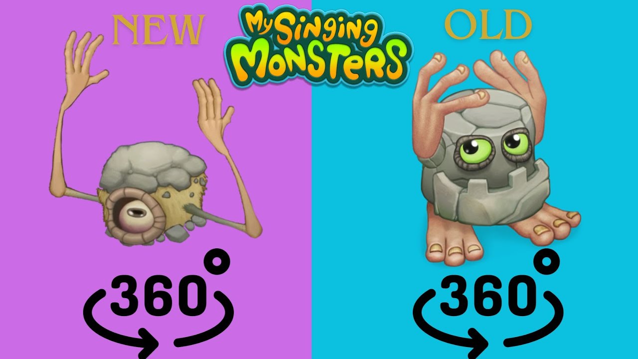 NOGGIN old Monsters & BURRYTHM New Monster / 360 (My Singing Monsters ...