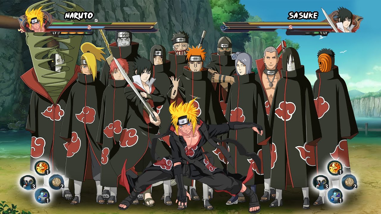 NARUTO AKATSUKI & SASUKE AKATSUKI FULL POWER! | Naruto Storm 4 MOD ...