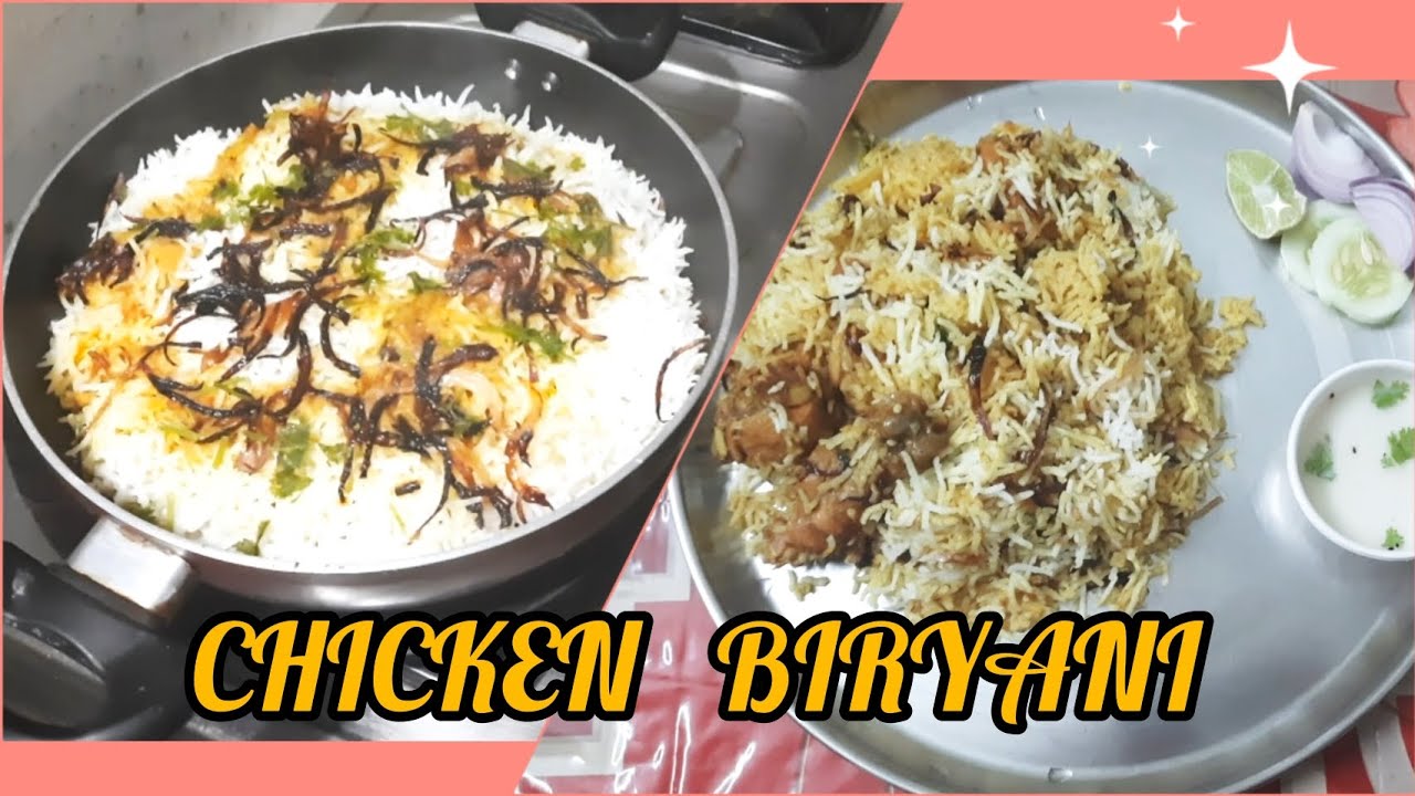# CHICKEN BIRYANI RECIPE # simple homemade chicken biryani - YouTube