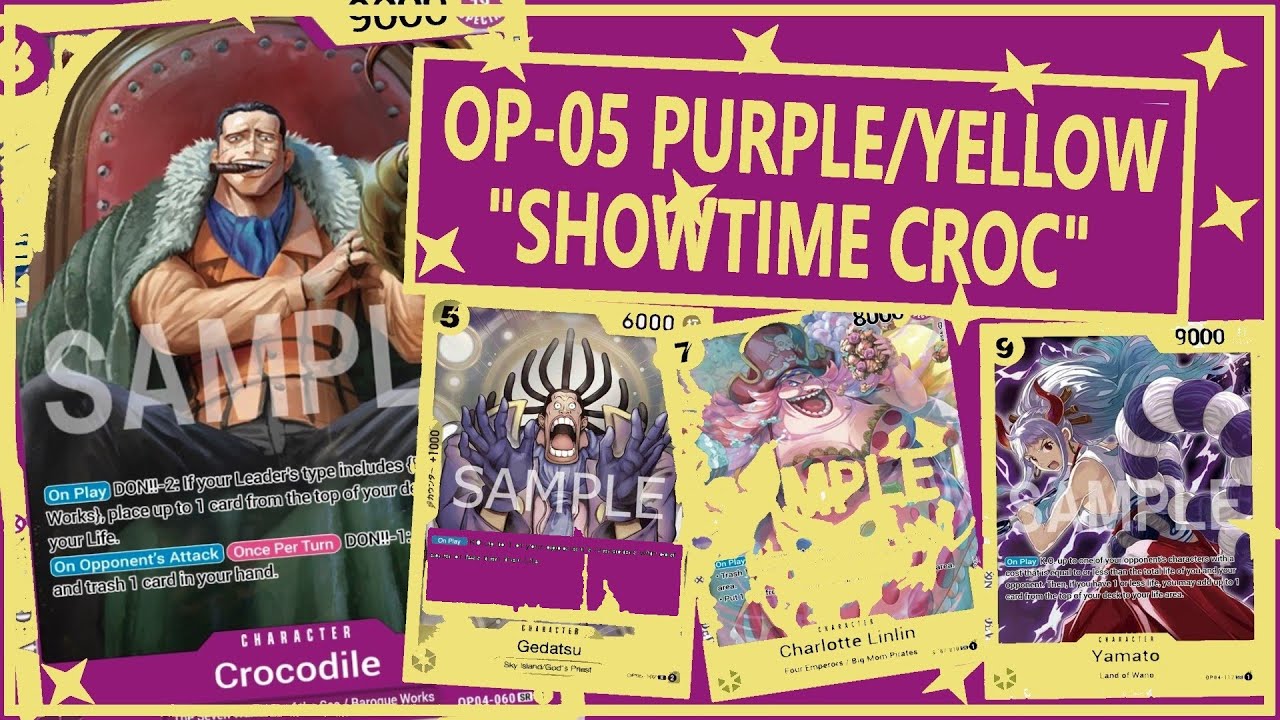 One Piece TCG: Revisiting "Showtime Croc" in OP-05 (East Deck List ...