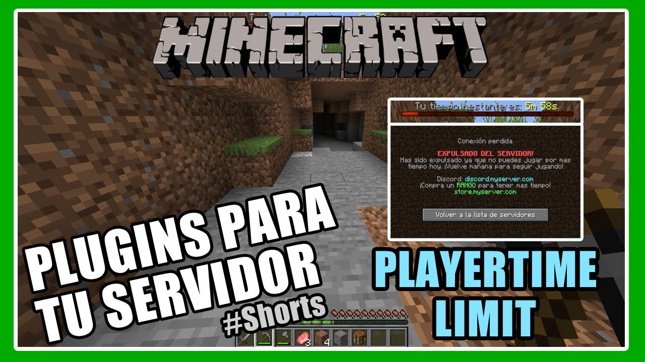 PlayerTimeLimit: ¡Tiempo Limite para Jugadores! - Plugins para tu ...