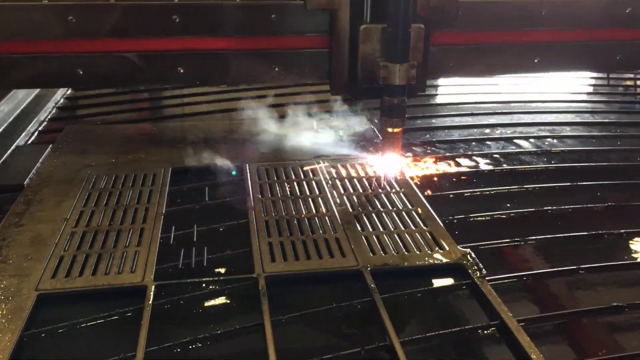 CNC Grate Cutting on Pro Weld's Plasma Cutting Table - Part 7 - YouTube