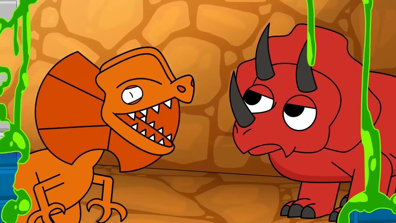 RAINBOW FRIENDS, PERO SE CONVIERTEN EN DINOSAURIOS - YouTube