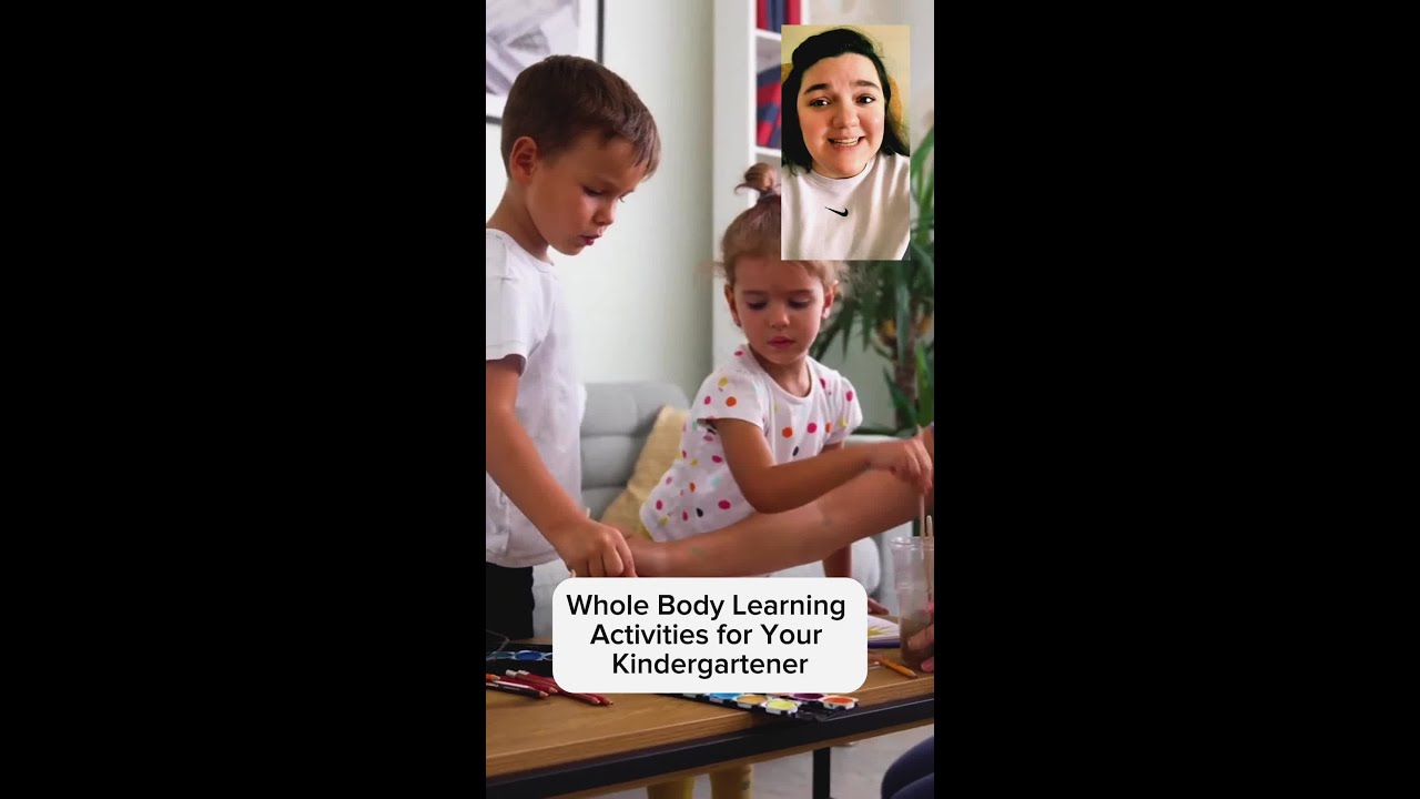 Whole Body Learning Ideas for Your Kindergartener - YouTube