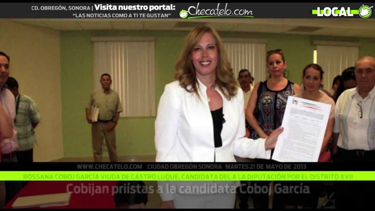 Cobijan priístas a la candidata Coboj García - YouTube