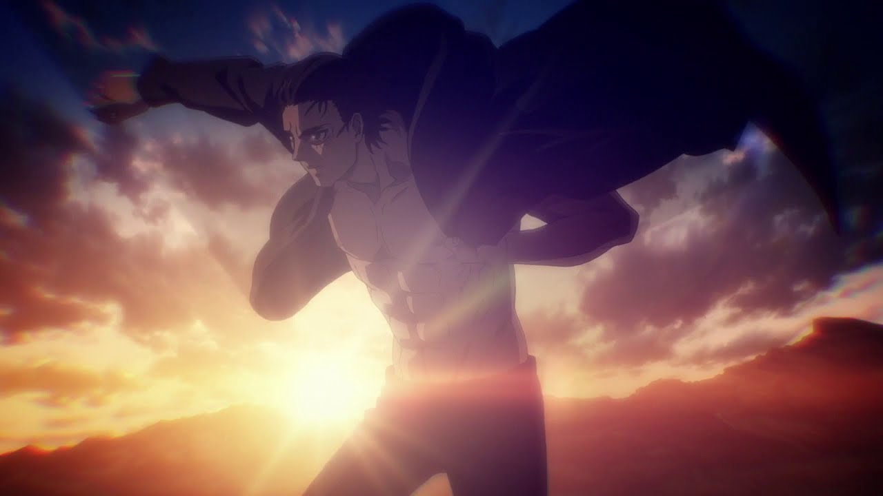 Scene of Jacket of Eren | Eren colocando casaco - YouTube