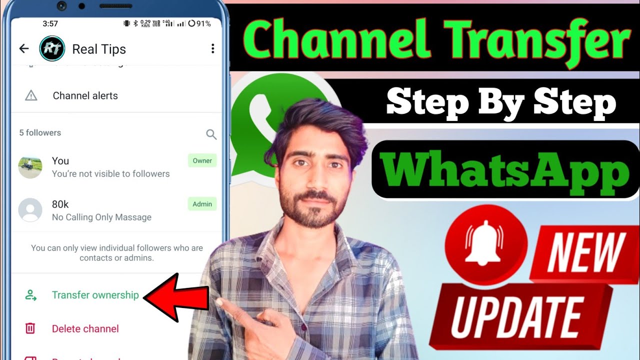 Whatsapp Channel Ownership Transfer || Whatsapp New Features 2024 ...