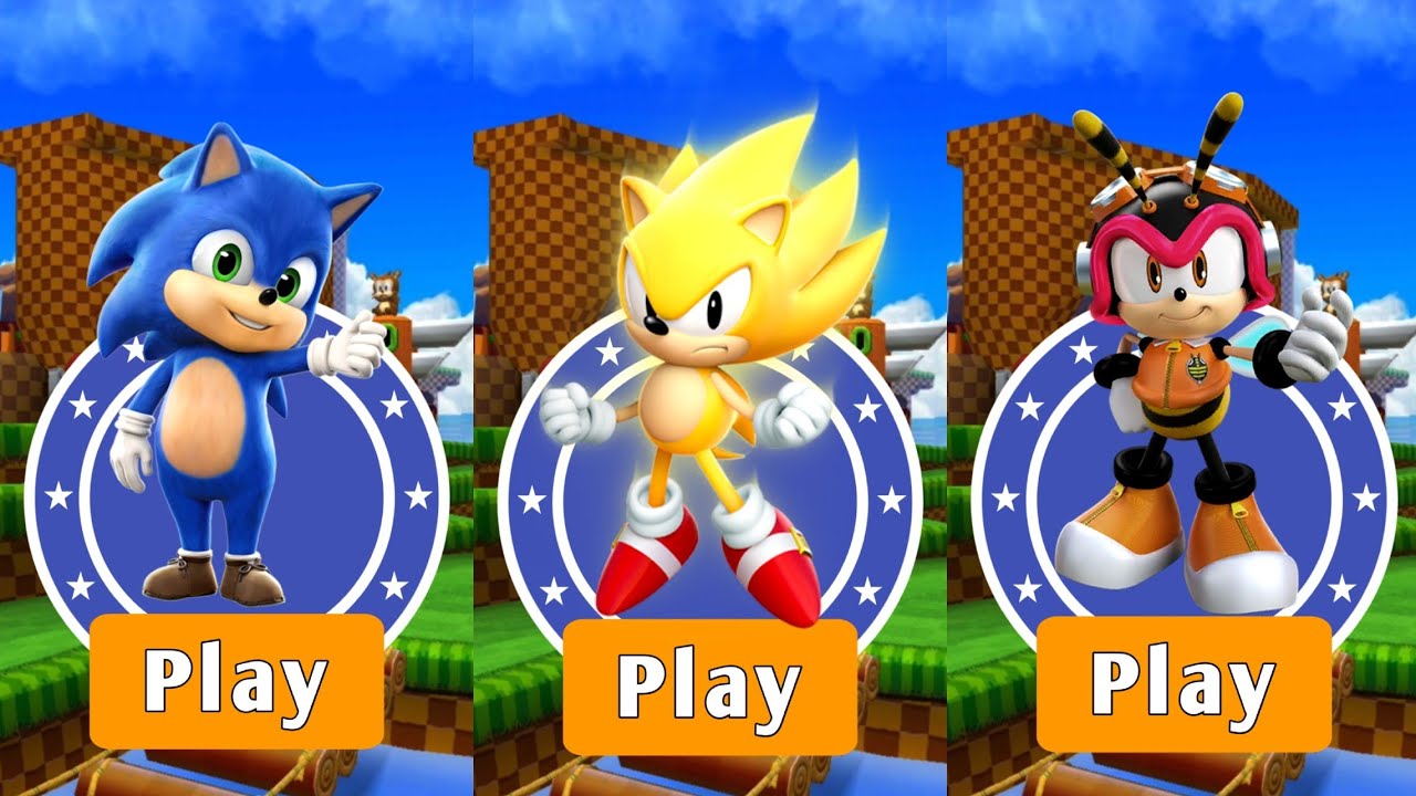 Baby Sonic 🆚 Classic Super Sonic 🆚 Charmy the Bee vs All Bosses Zazz ...