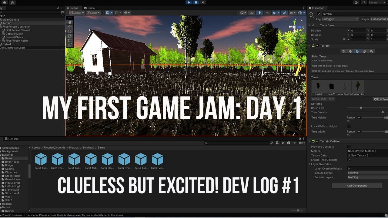 My First Game Jam Journey: Day 1 – Will It Be a Disaster? Dev Log #1 ...